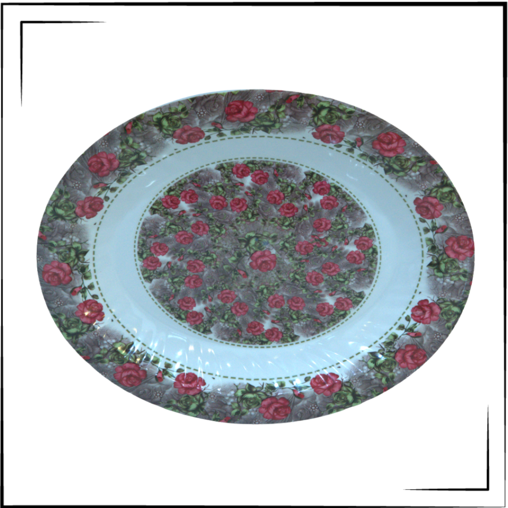 Melamine Rice Dish (Flora) – Famous Industries